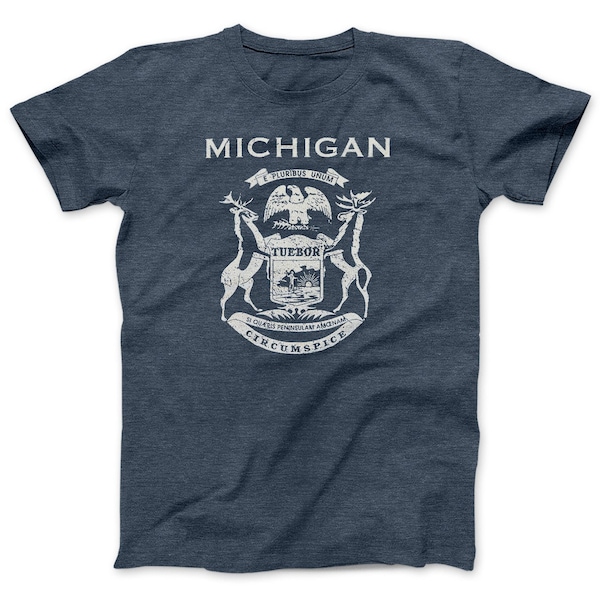 Michigan State Seal Svg - Etsy