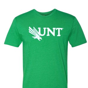 University of North Texas Mean Green Block UNT With Diving Eagle Kelly ...
