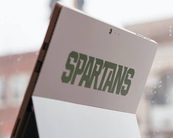 Michigan State University Spartans Block S Car Decal MSU | Etsy