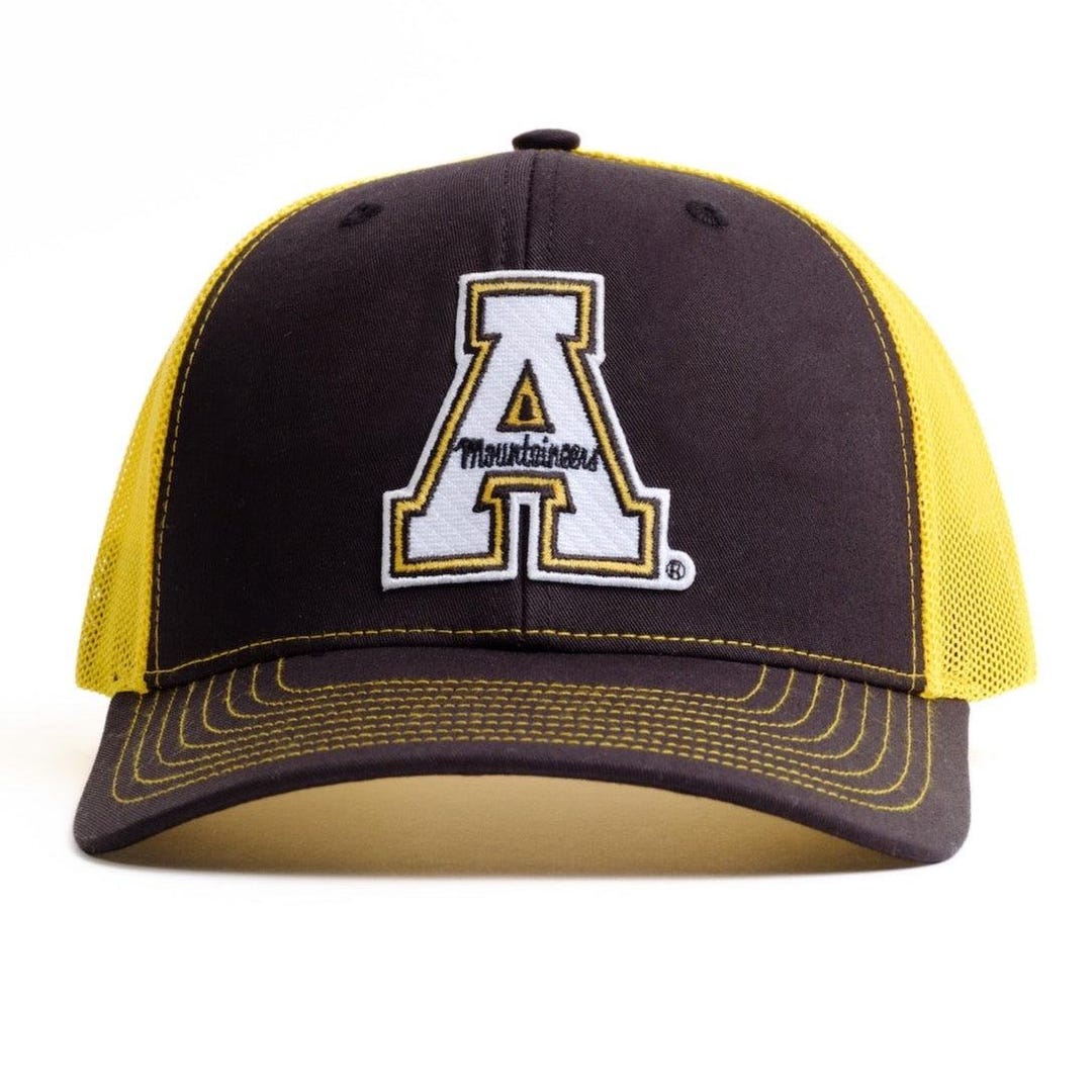 Appalachian State University Black and Yellow Hat Appstate A ...