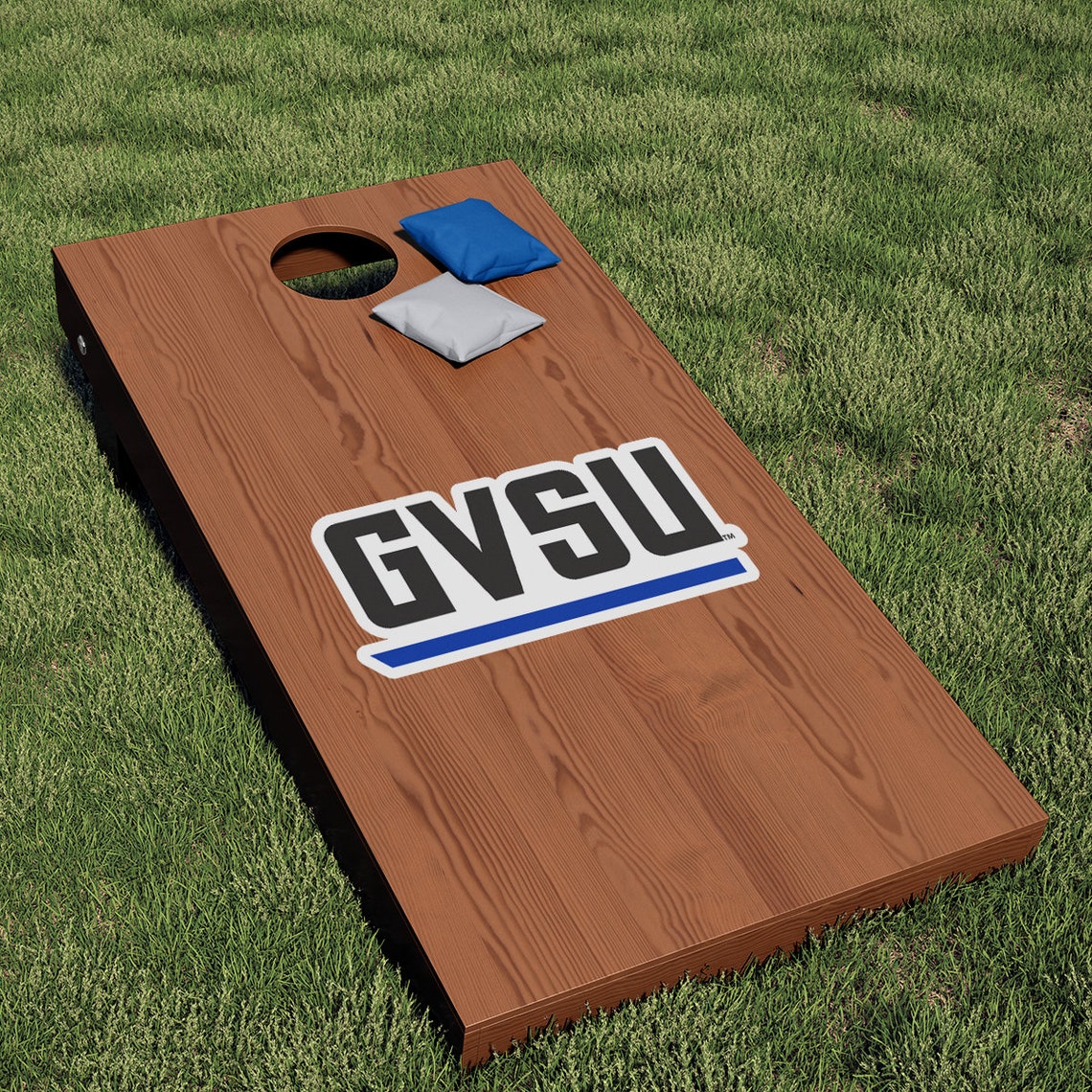 Grand Valley State University Full Length Block GVSU Logo Cornhole ...