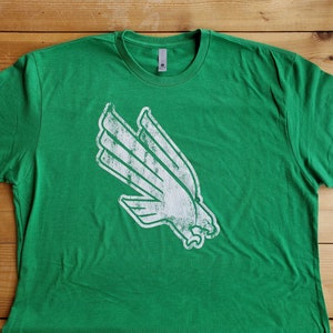 University of North Texas Mean Green Diving Eagle Logo Unisex T-shirt ...