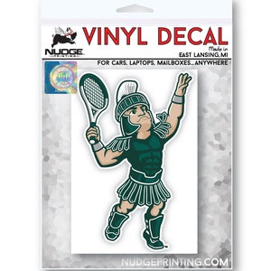 Michigan State Spartans Sticker Car Window Decal MSU Sparty Mascot ...
