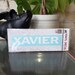 Xavier University Musketeers White Wordmark Logo Car Decal - Etsy
