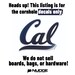 University of California-berkeley Script Cal Cornhole Decal (contains 1 ...