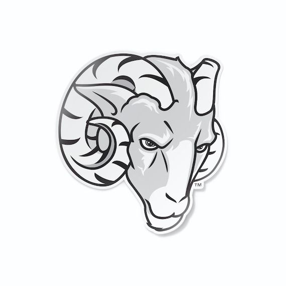Fordham University Ram Mascot Car Decal ships for Free | Etsy