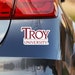 Troy Trojans University Wordmark Logo Car Decal Bumper Sticker - Etsy