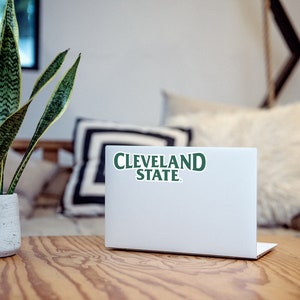 Cleveland State University Wordmark Logo Decal Window Bumper Sticker ...