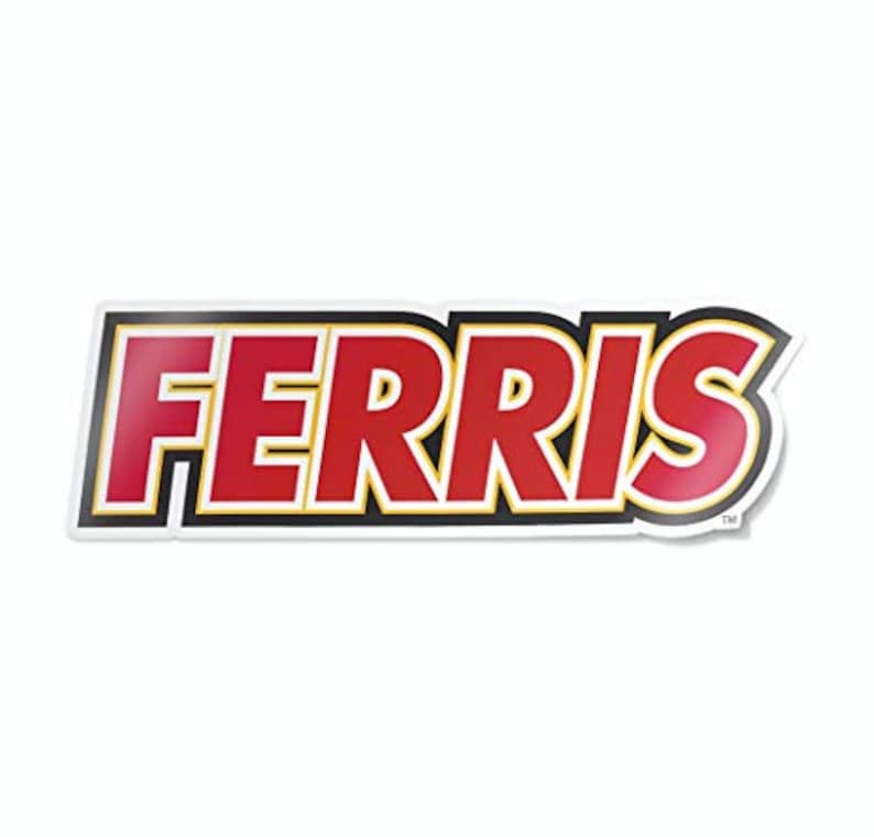 Ferris State University Bulldogs Wordmark Logo Car Decal FREE - Etsy UK