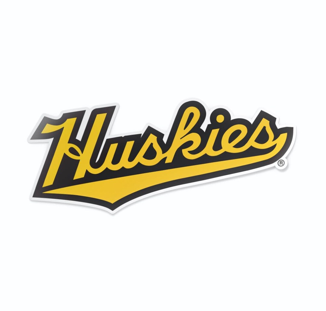 Michigan Tech Script Huskies Logo Decal Window Bumper Sticker for Cars ...