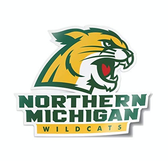 Northern Michigan Wildcats Combo Logo Car Decal - Etsy