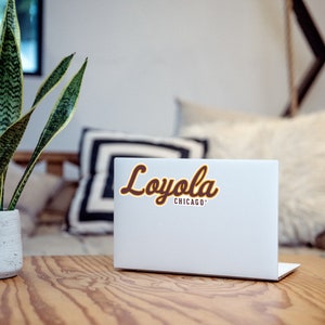 Loyola University Chicago Ramblers Cursive Script Wordmark Logo Car ...