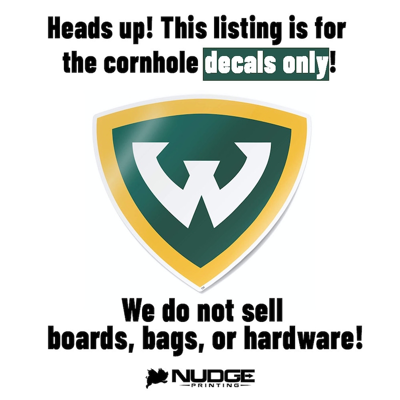 Wayne State University Warriors Full Color Shield Logo - Etsy 日本