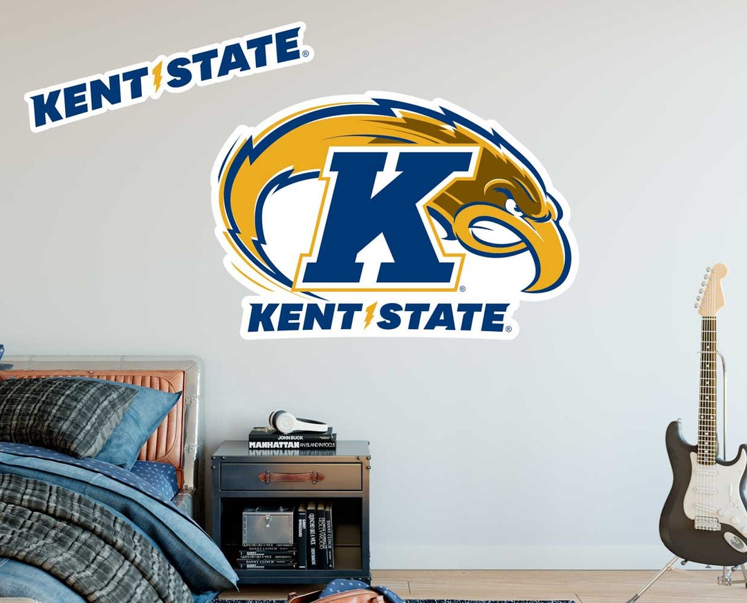 Kent State University Golden Flashes 2-piece Peel and Stick XL Wall ...