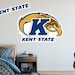 Kent State University Golden Flashes 2-piece Peel and Stick XL Wall ...