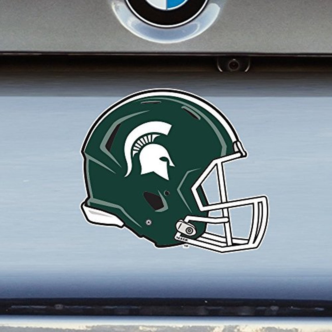 MSU Car Decal Sticker Michigan State Spartans Football Helmet | Etsy