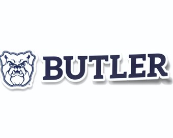 Butler Bulldogs Vinyl Mascot Decal Sticker - Etsy