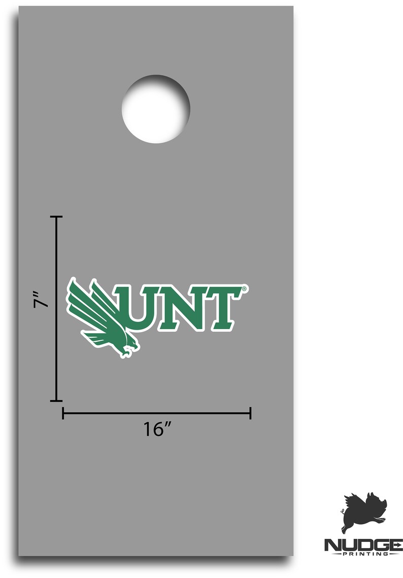 University of North Texas Mean Green UNT With Eagle Logo - Etsy