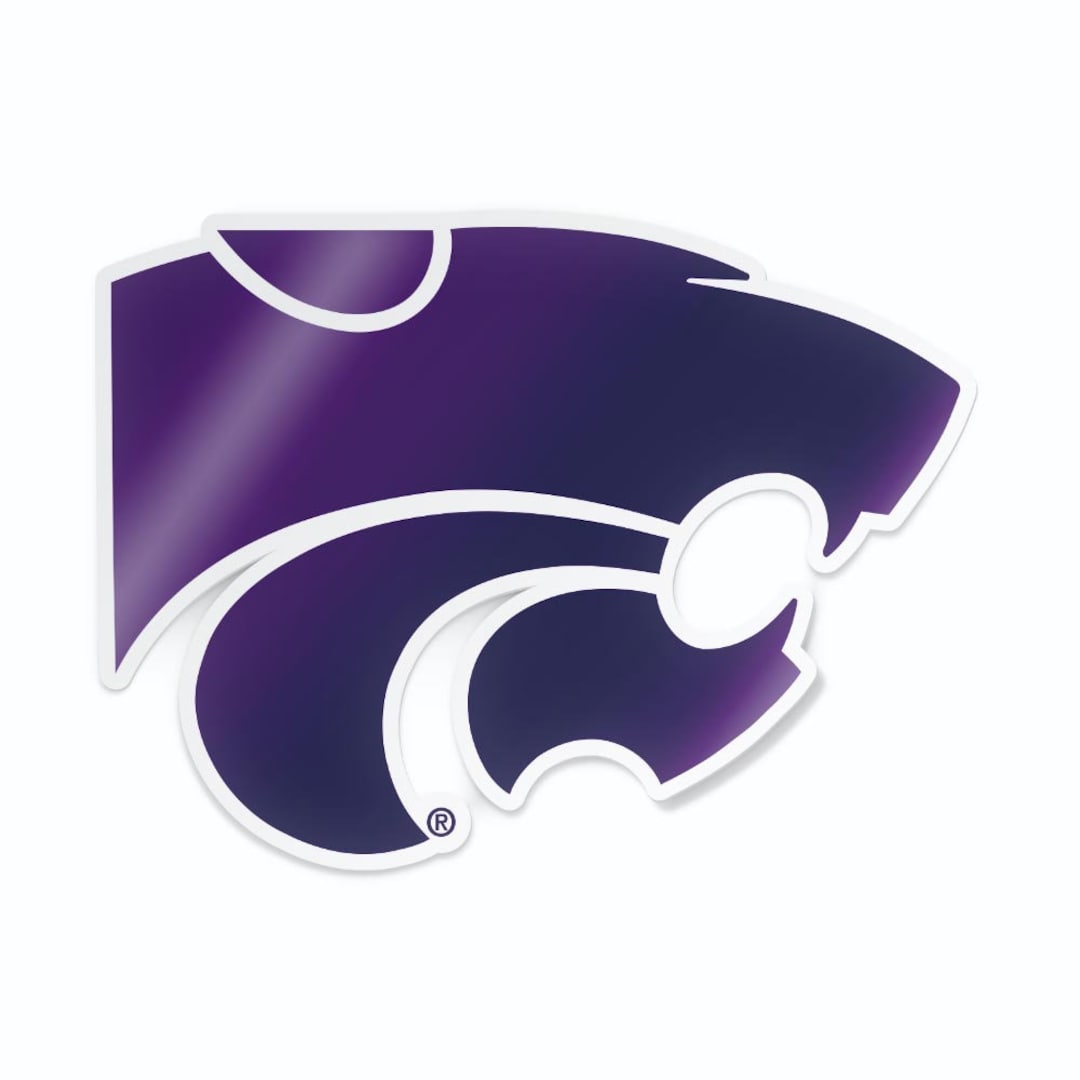 Kansas State University Wildcats Powercat Primary Logo Car Decal Laptop ...