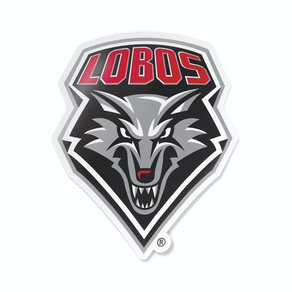 University of New Mexico Lobos Primary Shield Logo Car Decal - Etsy UK