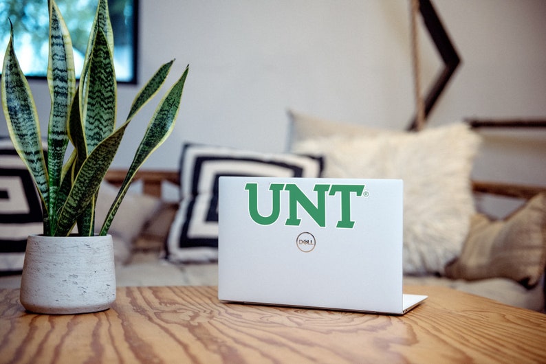 University of North Texas Mean Green Block UNT Logo Car Decal - Etsy