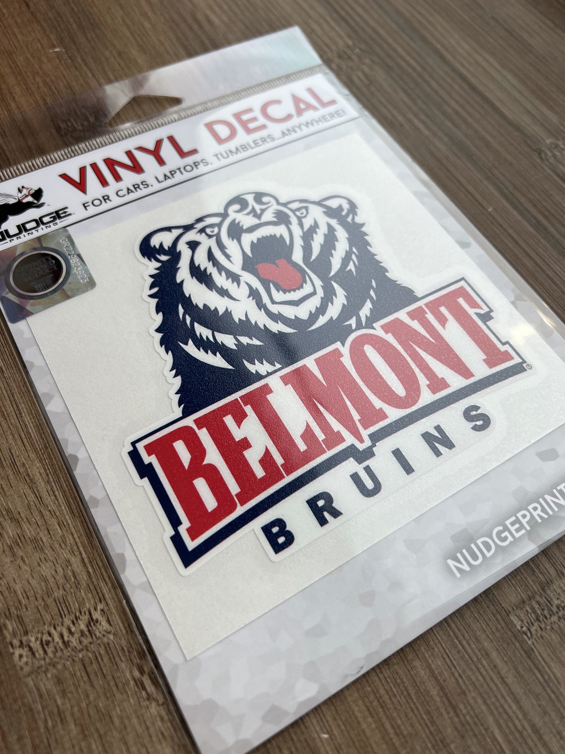 Belmont University Logo Decal Window Bumper Sticker Vinyl for Cars ...