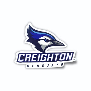 Creighton University Bluejays Full Stacked Combo Logo Car Decal - Etsy