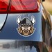 Cleveland State University Magnus the Viking Car Decal - Etsy