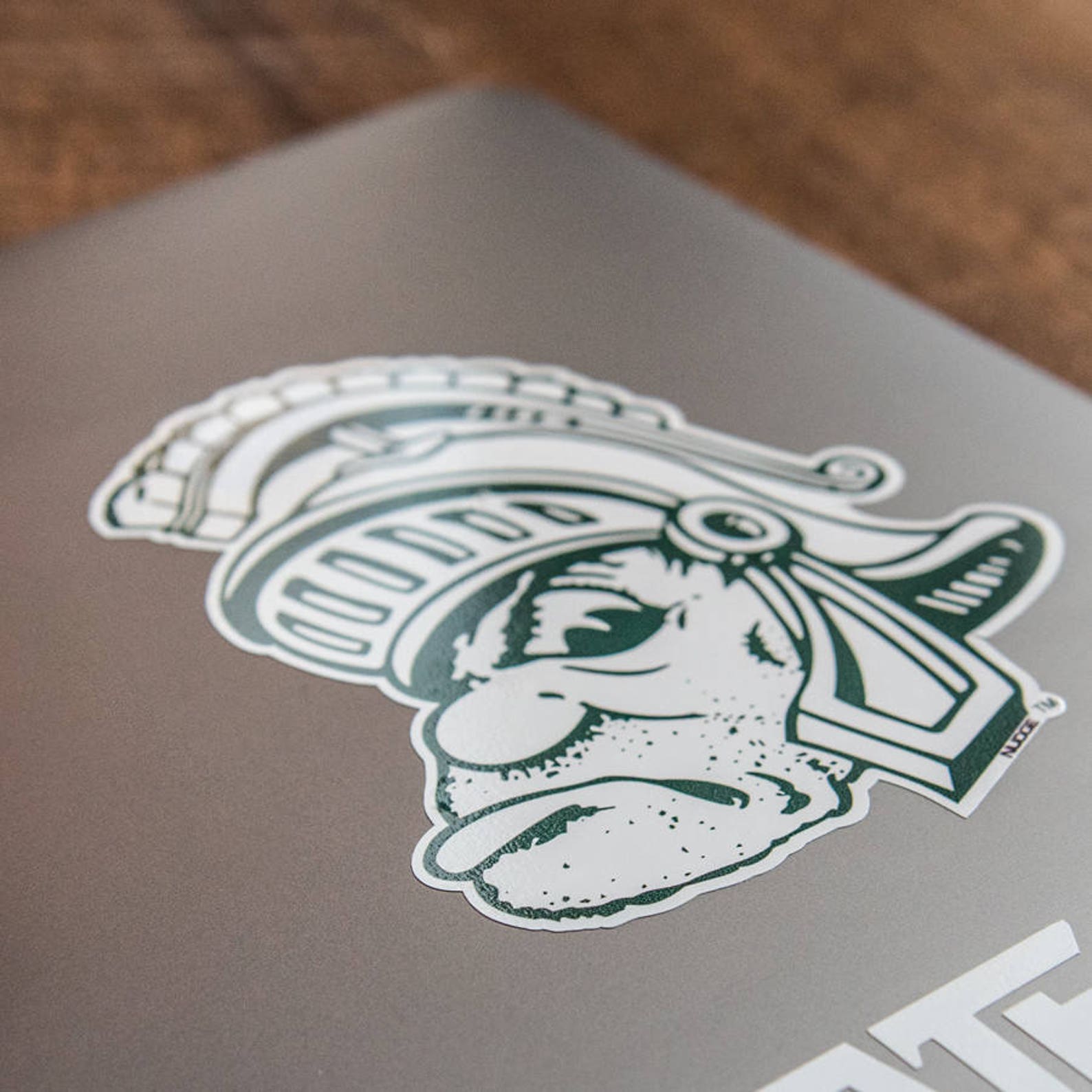 Retro Gruff Sparty MSU Michigan State Spartans Logo Vinyl Car - Etsy