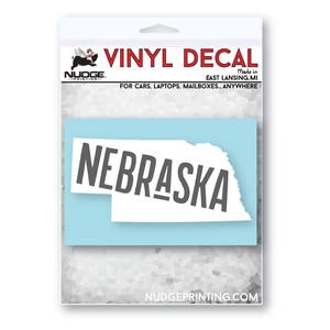 Home State Collection: the State of Nebraska Decal Window Bumper ...