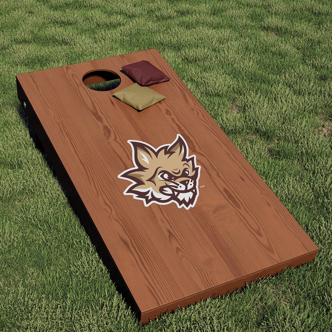 Texas State University Bobcats Boko the Bobcat Mascot Head Cornhole ...