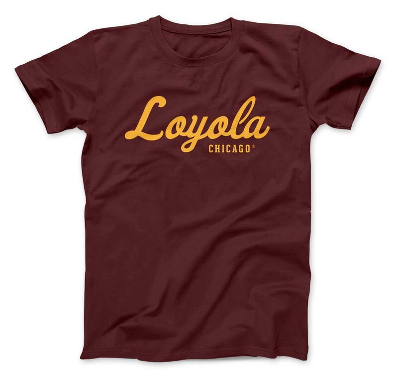 Loyola University Chicago Cursive Script Logo T-shirt Unisex | Etsy Loyola University Chicago Cursive Script Logo T-shirt Unisex | Etsy