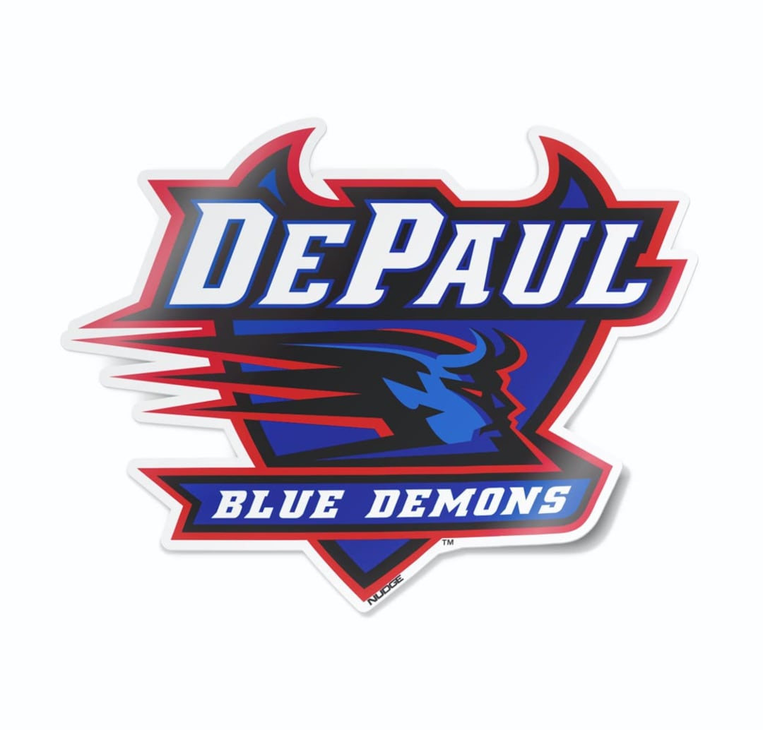 Depaul University Blue Demons Car Decal Window Bumper Sticker Vinyl for ...
