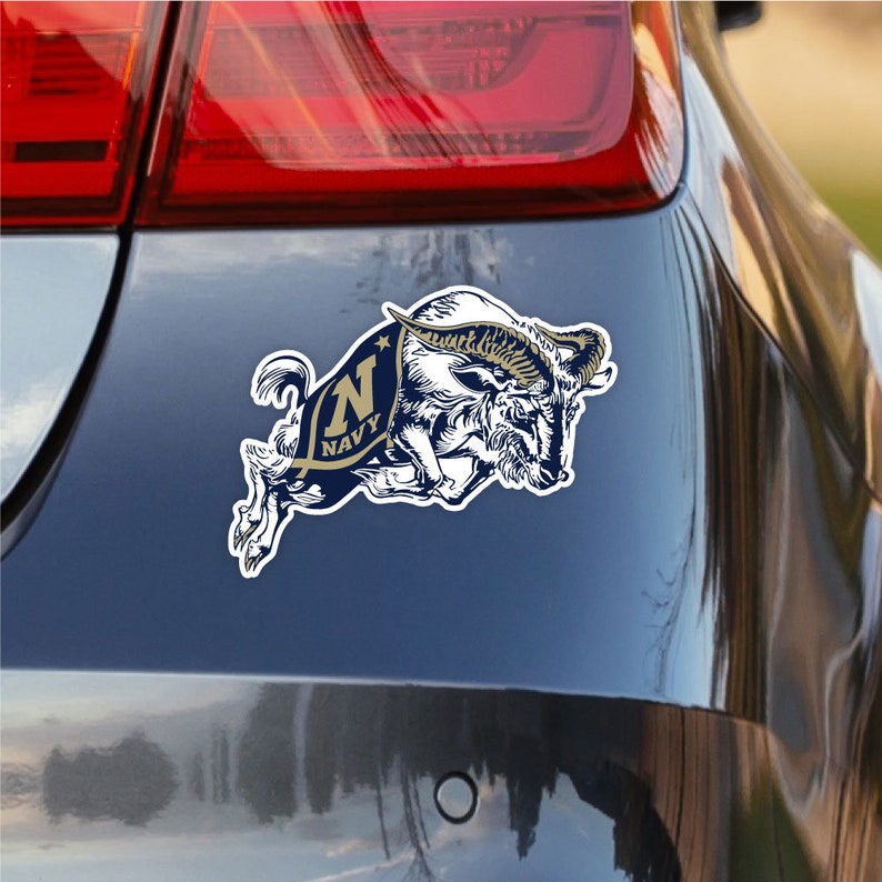 US Naval Academy Goat Logo Car Decal - Etsy