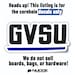 Grand Valley State University Full Length Block GVSU Logo - Etsy