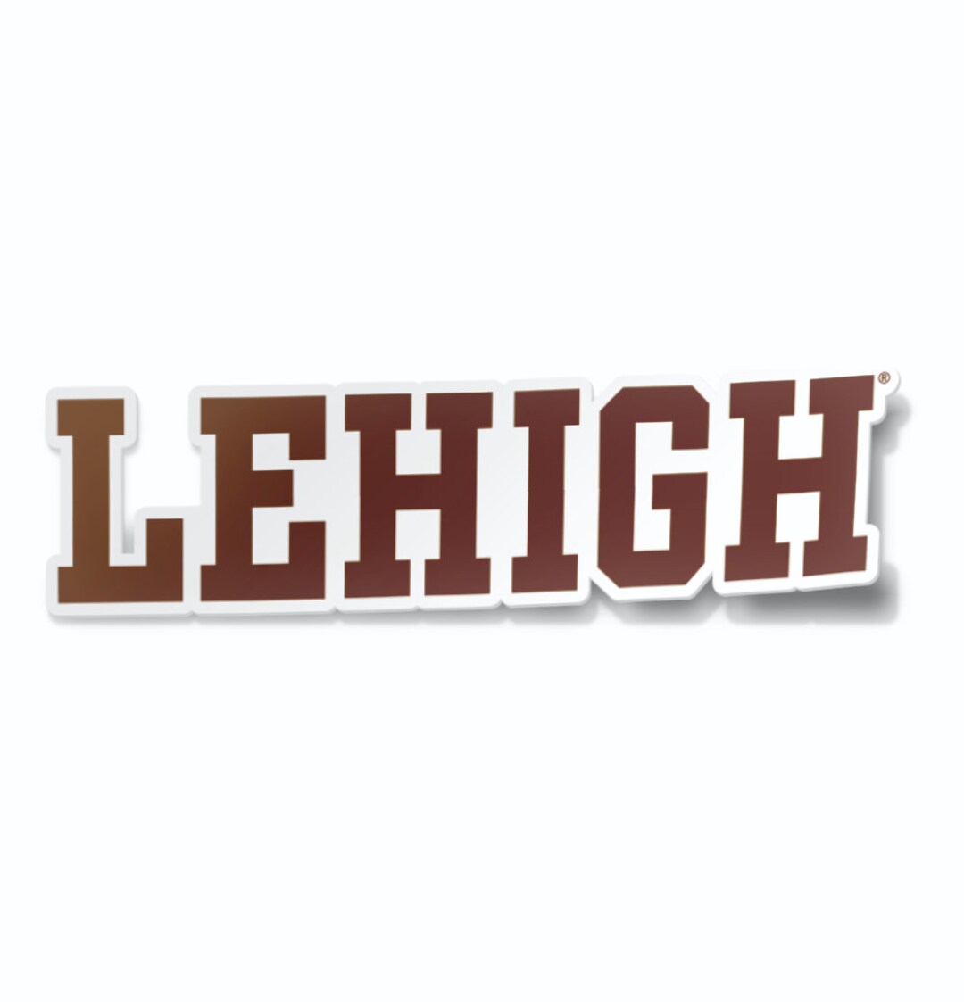 Lehigh University Block Wordmark Logo Car Decal (2 Colors Available) - Etsy