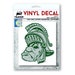 Retro Gruff Sparty MSU Michigan State Spartans Logo Vinyl Car Decal ...