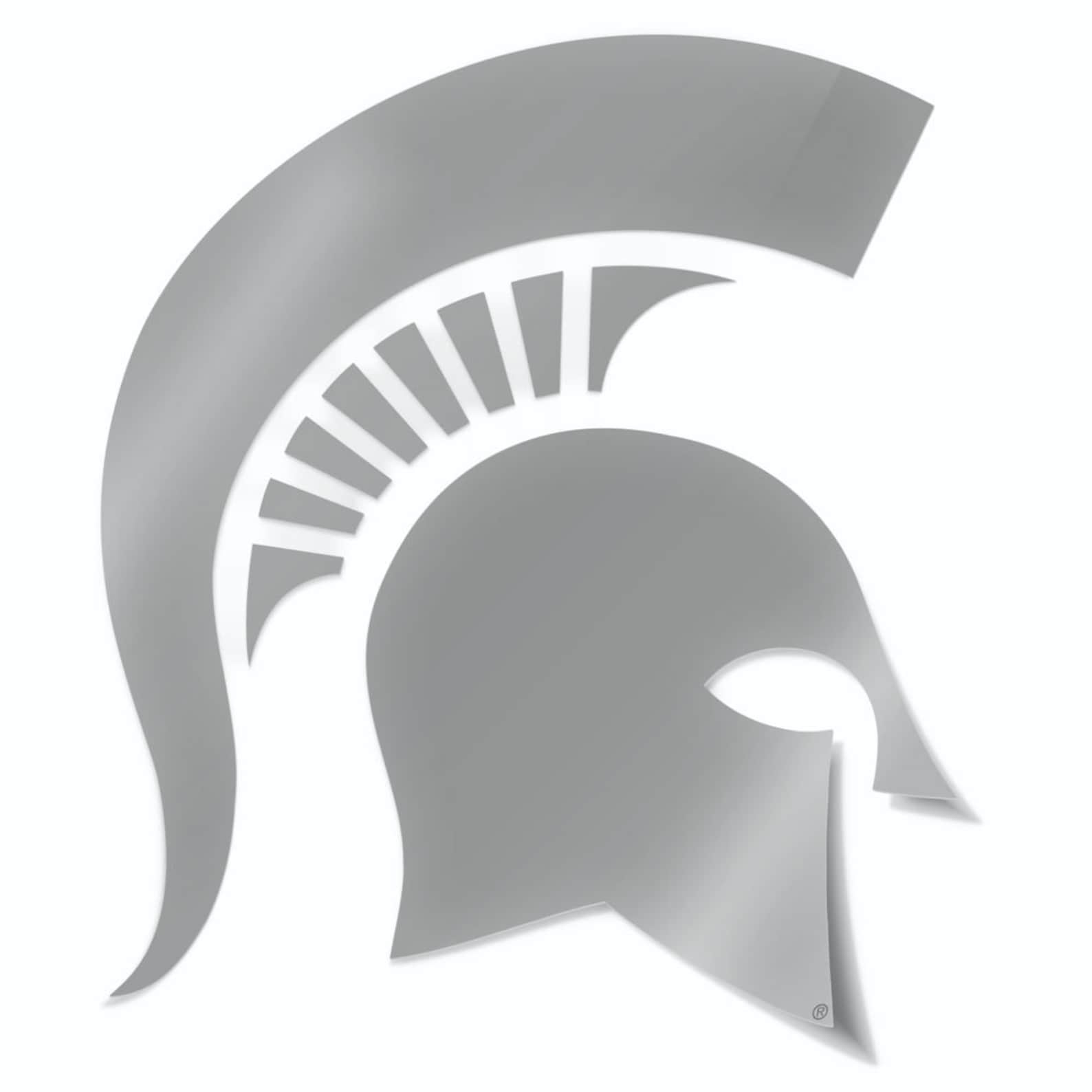 Michigan State MSU Car Decal Sticker Spartans Sparty Helmet | Etsy