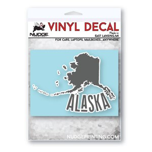 Home State Collection: the State of Alaska Decal Window Bumper Sticker ...