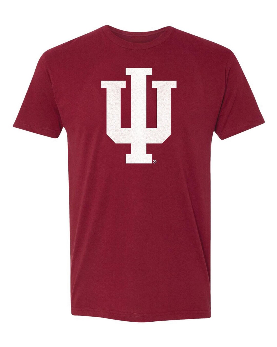Indiana University Shirt Crimson Red Hoosiers IU Trident Super Soft ...