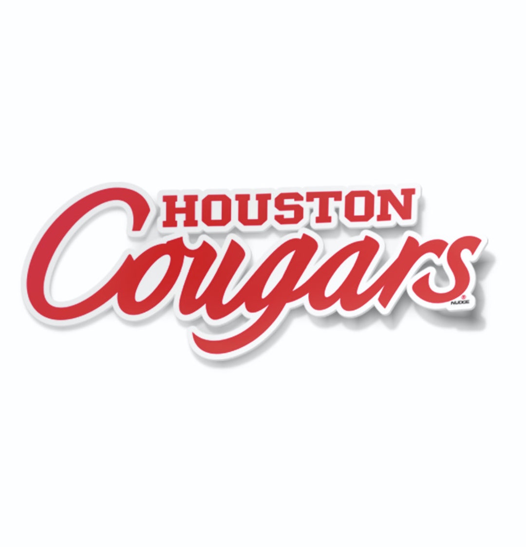 University of Houston Script Cougars Vinyl Car Decal Sticker - Etsy