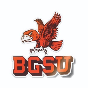 Bowling Green State University Vintage Falcon Corn Hole Decal - Etsy