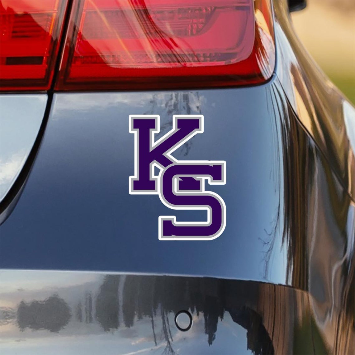 Kansas State University Wildcats Interlocking KS Logo Car | Etsy