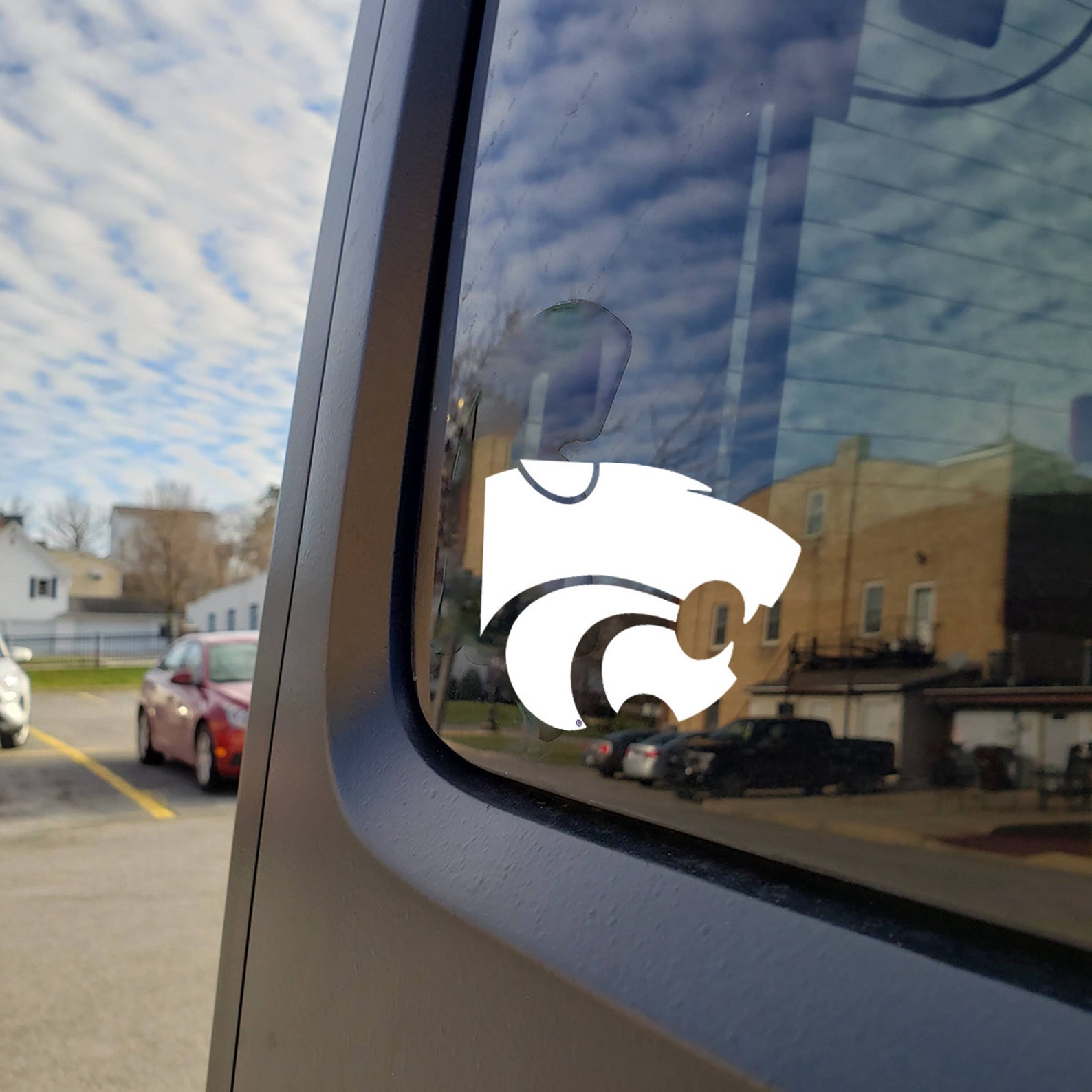 Kansas State University Wildcats Powercat Primary Logo Car Decal Laptop ...