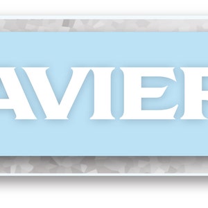 Xavier University Musketeers White Wordmark Logo Car Decal - Etsy