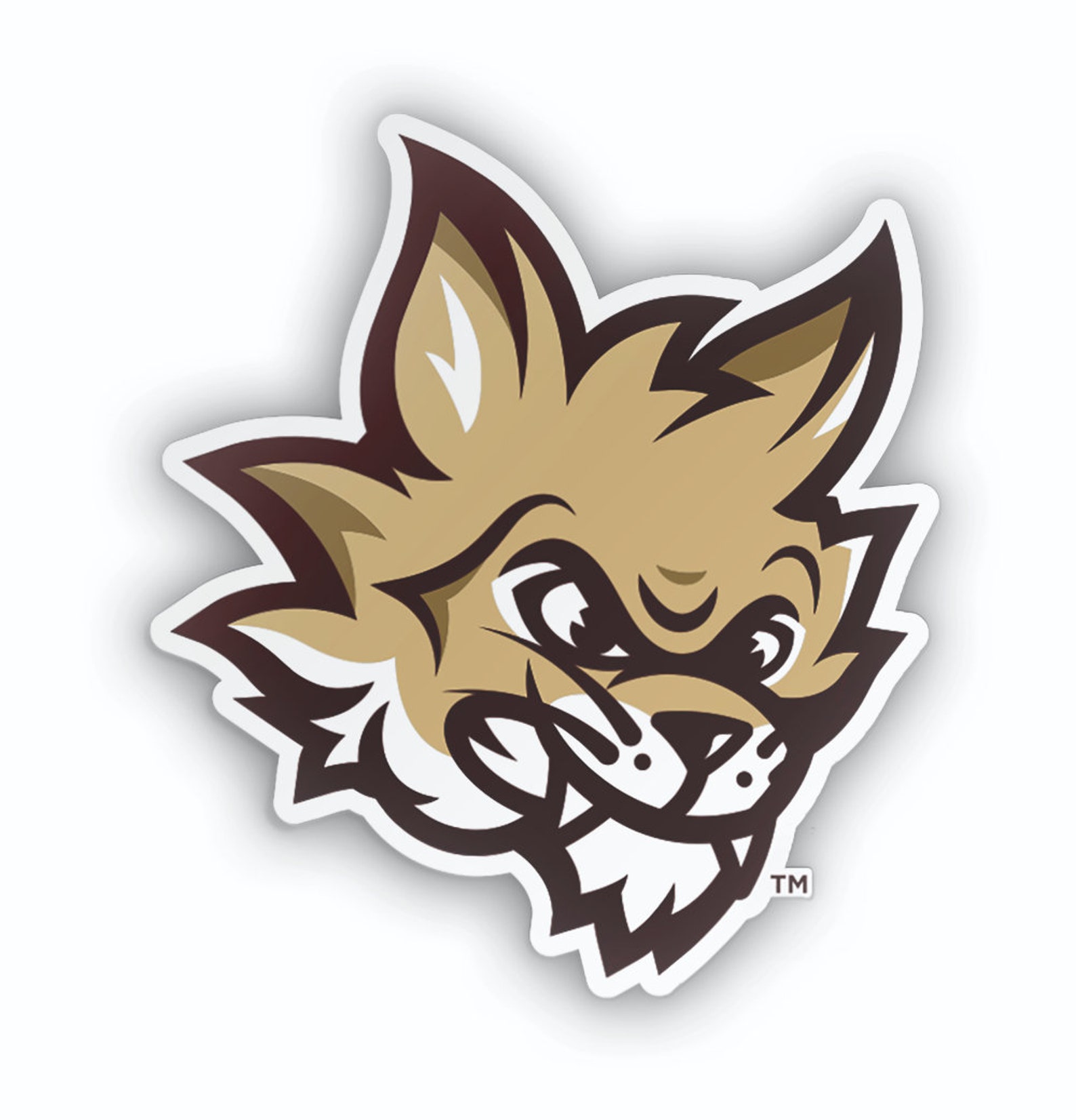 Texas State University Boko the Bobcat Mascot Logo Car Decal - Etsy