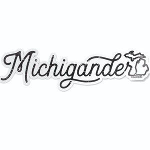 Michigan Cursive Cute Girly Michigander Decal Window Bumper Sticker ...