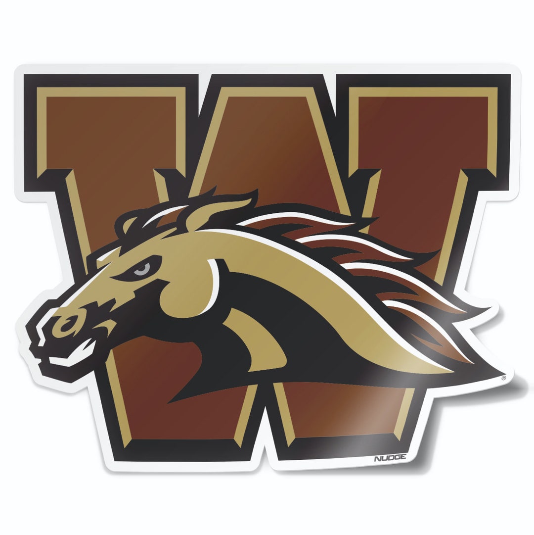 Western Michigan University WMU W Broncos Head Sticker Decal for Cars ...