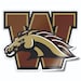 Western Michigan University WMU W Broncos Head Car Decal | Etsy