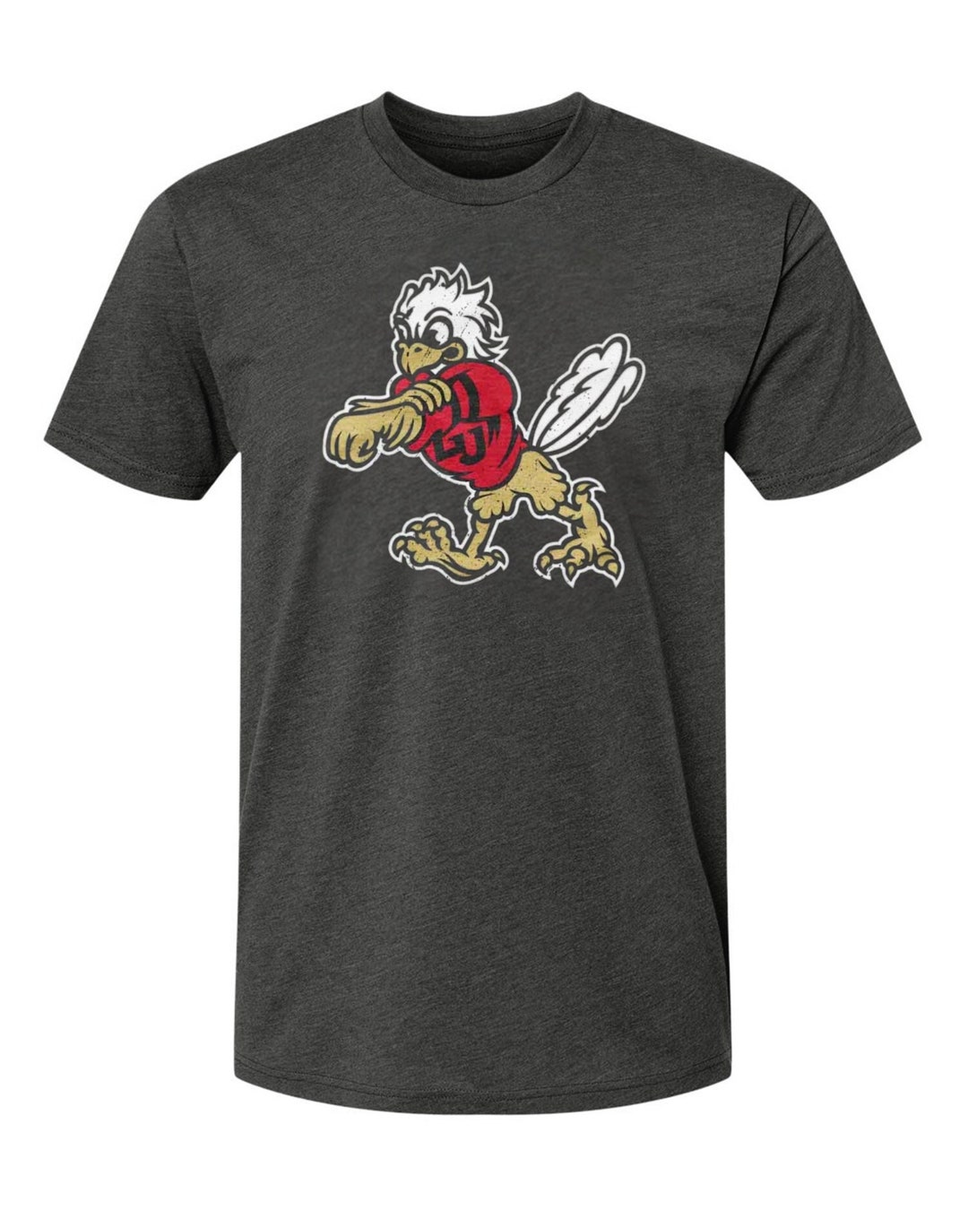 Liberty University Shirt Flames Sparky the Mascot Premium Unisex Short ...